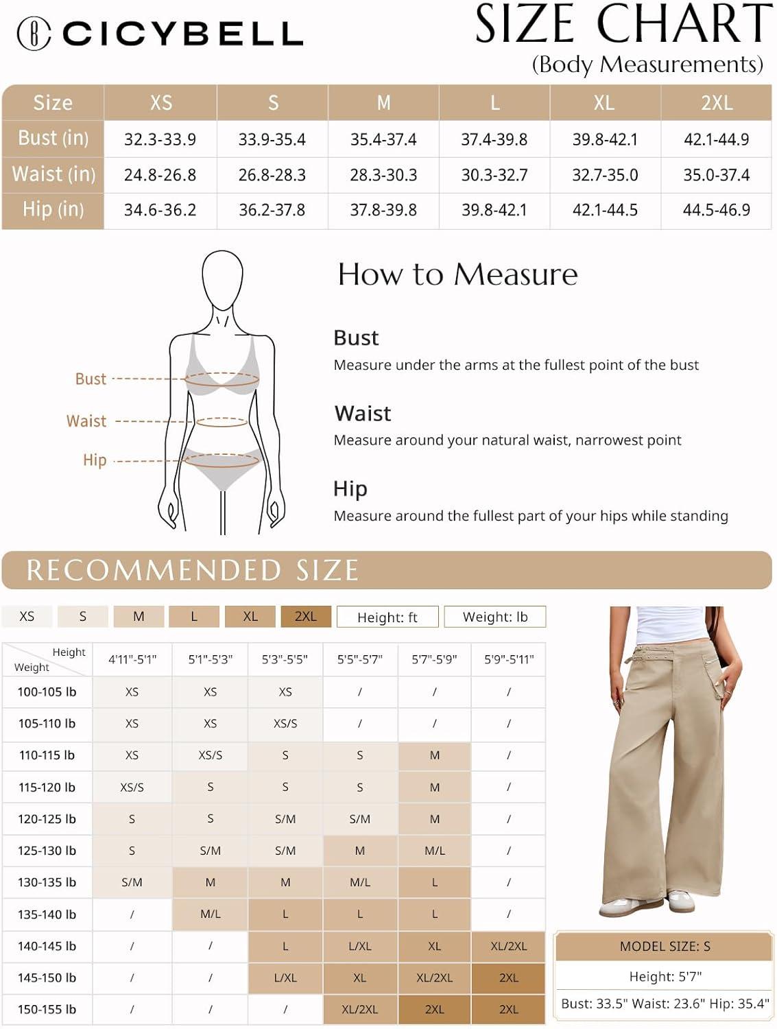 Cicy Bell Womens Wide Leg Jeans with Buckle Detail Casual Mid Rise ...